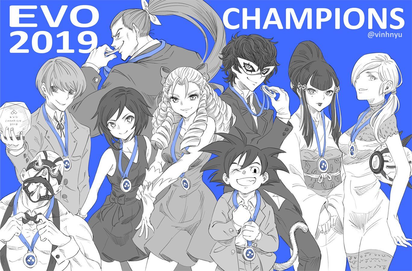 The winning characters of EVO 2019! | Scrolller