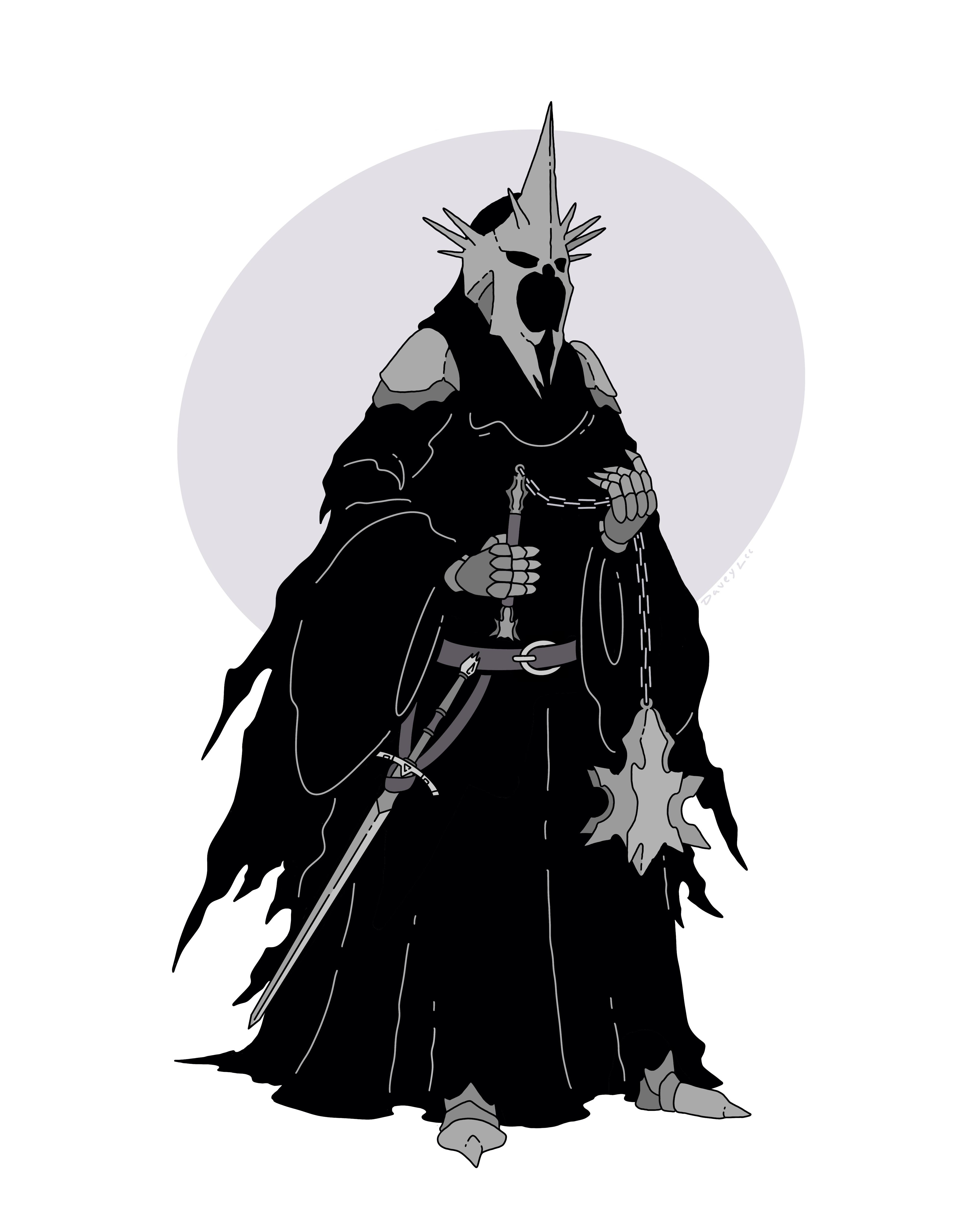 The witch-king of Angmar! Hope all you LOTR fans enjoy my drawing. | Scrolller