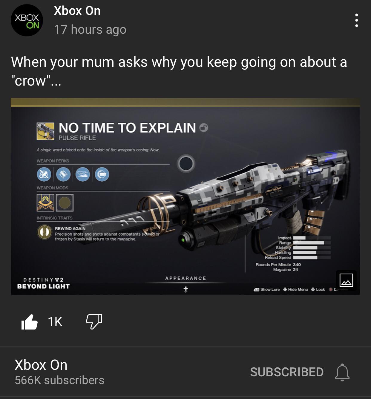 The XboxOn’s Destiny meme | Scrolller