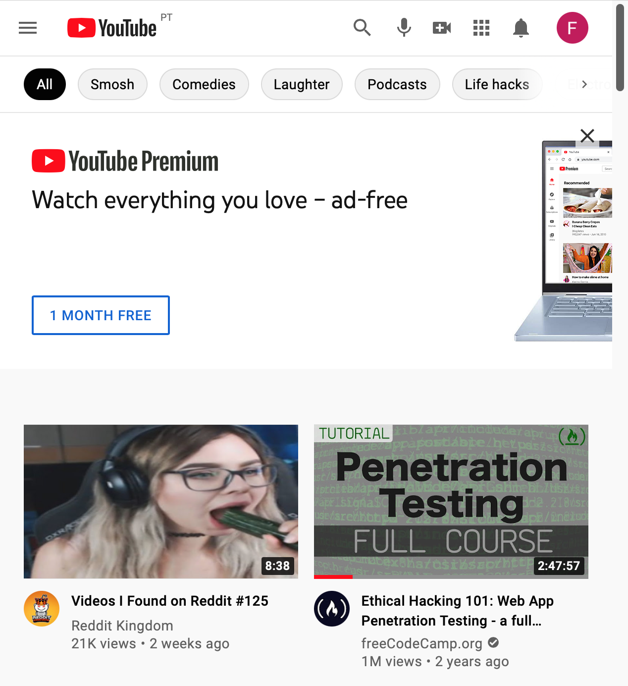 The youtube algorithm seems to be improving | Scrolller The youtube algorithm seems to be improving | Scrolller