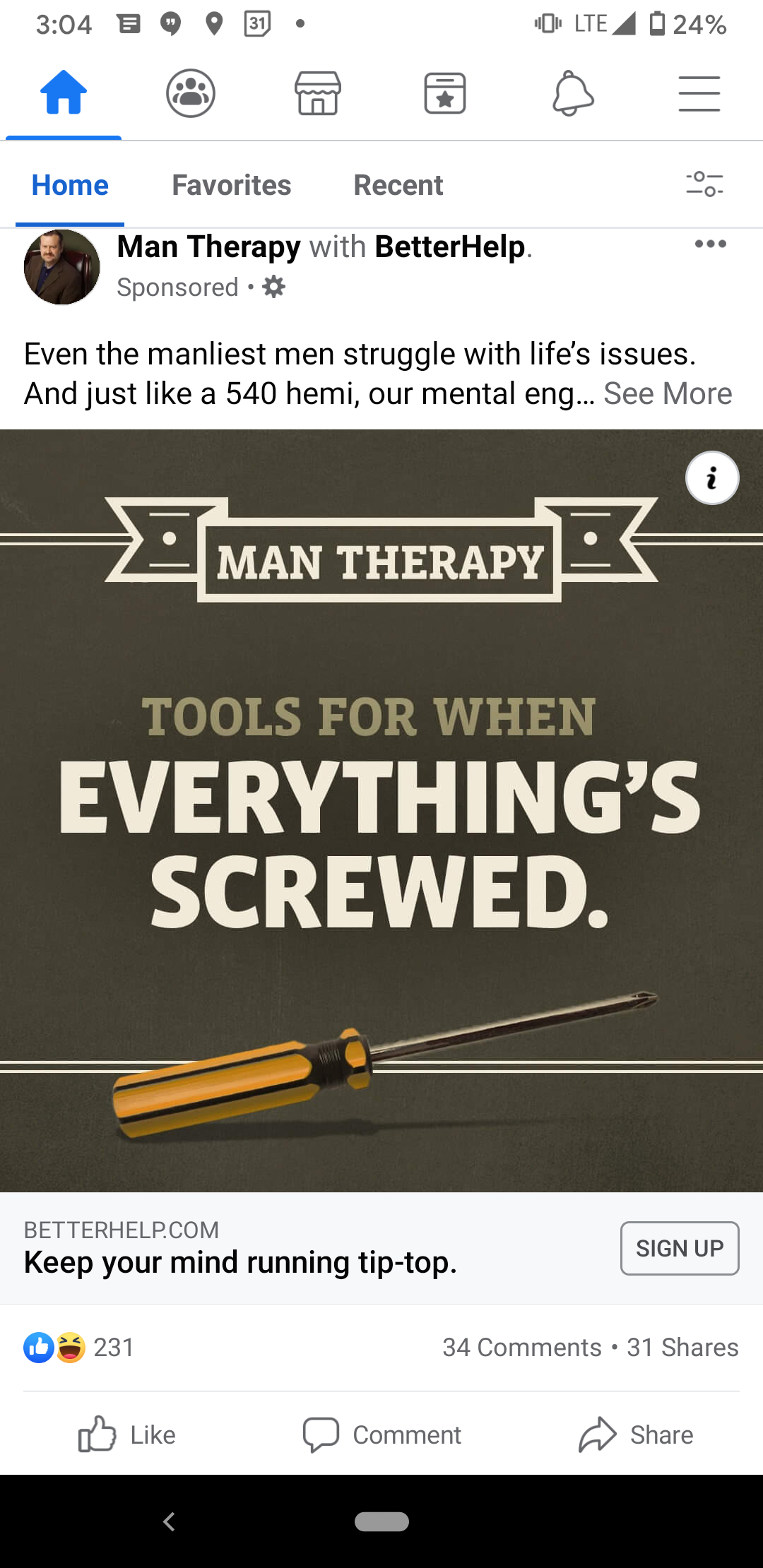 Therapy, for him. | Scrolller