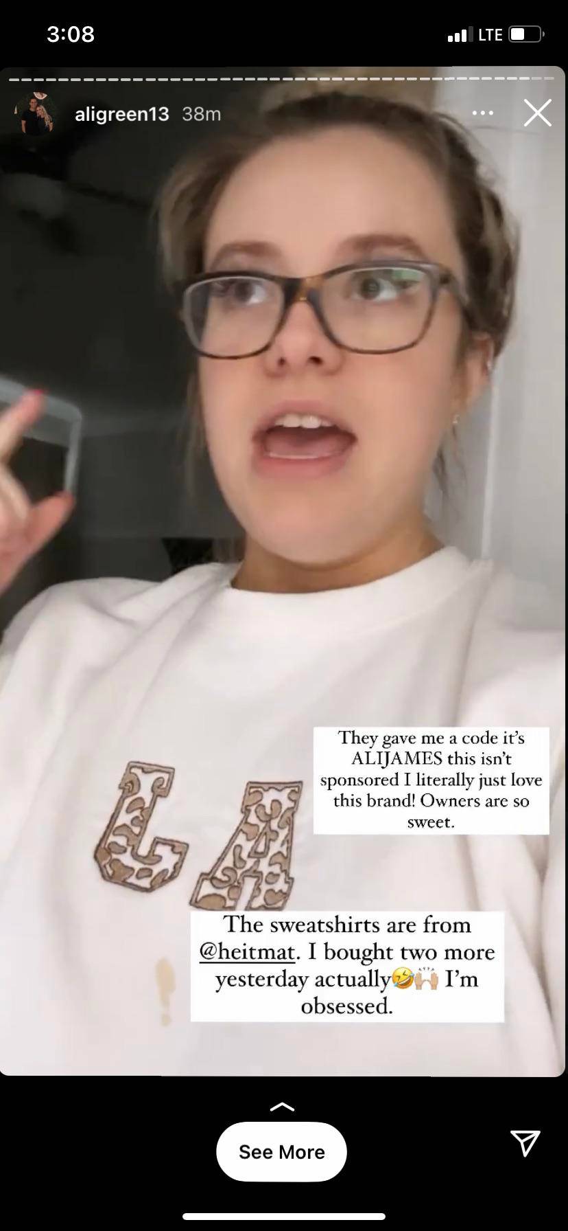There is NO WAY she is doing an add for a sweatshirt that has a stain on it????? 💀 | Scrolller