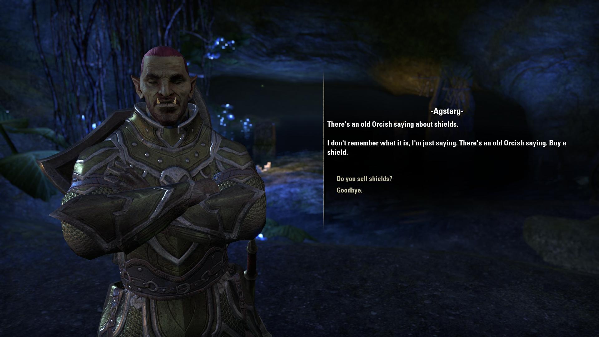 There's an old Orcish saying about shields.. | Scrolller