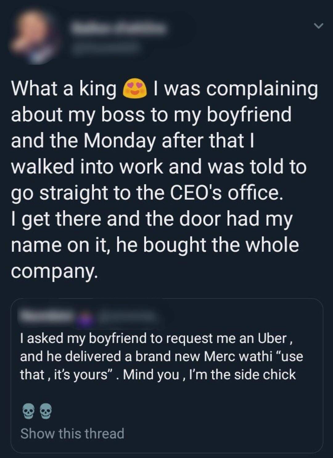 These boyfriends truly are rich | Scrolller