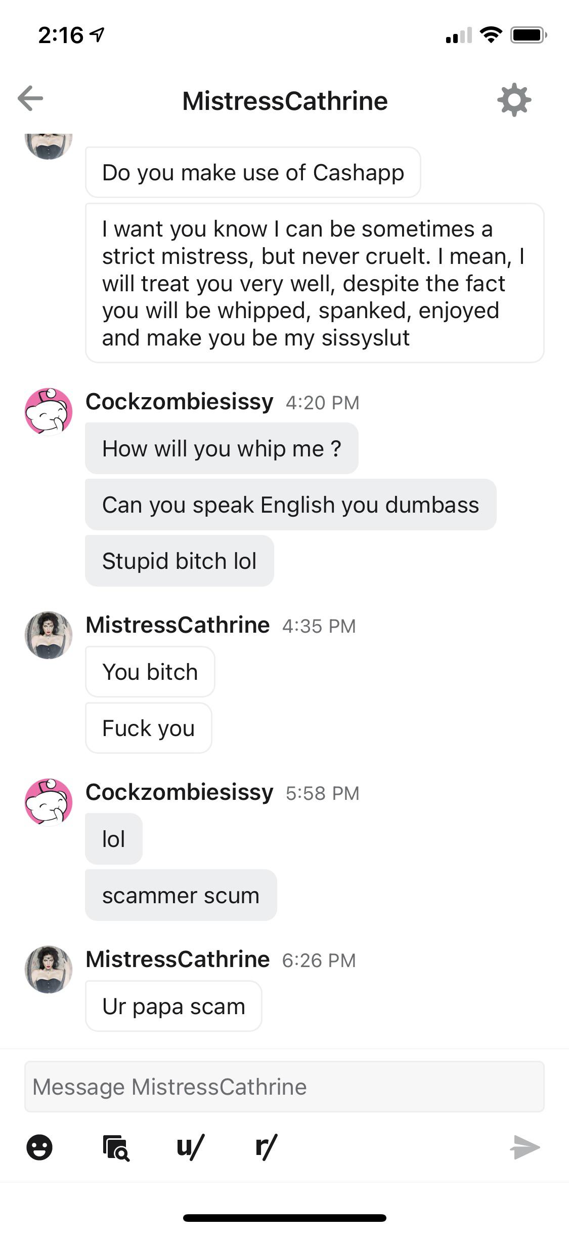 These mistress bot idiots are so annoying lol | Scrolller