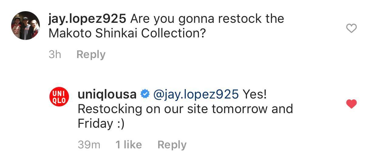 THEY ARE RESTOCKING THE MAKOTO SHINKAI COLLECTION TOMORROW AND FRIDAY!!! | Scrolller