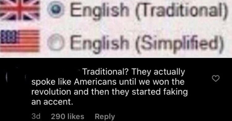 “They started faking an accent” | Scrolller