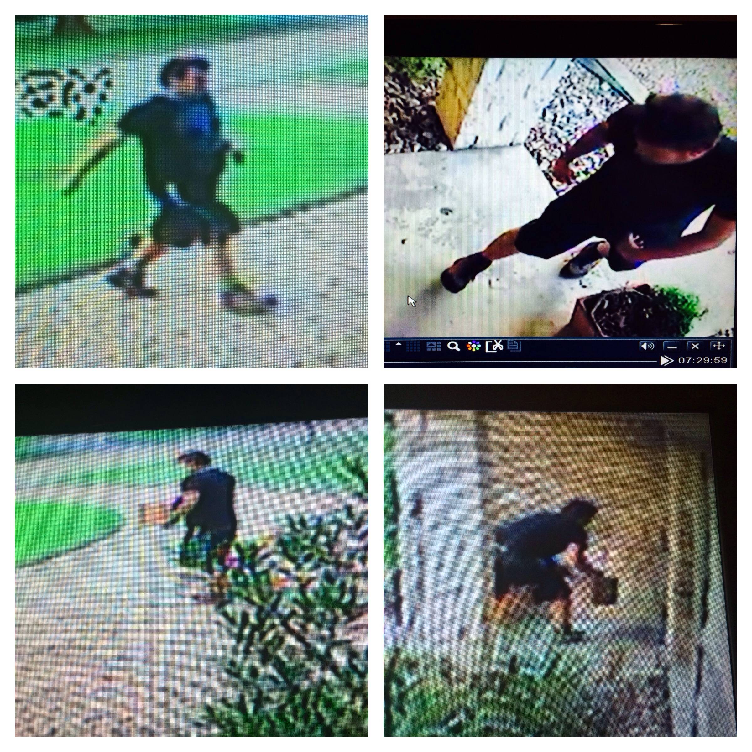 This guy helped himself to my UPS package! Help me find this thief! [X-Post From /r/Dallas ...