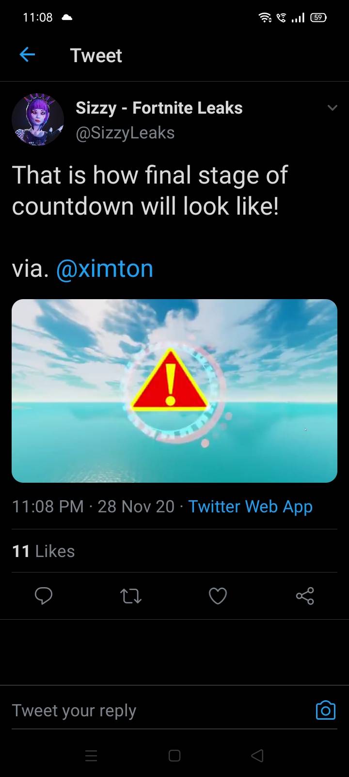 This how the final stage of countdown would look like | Scrolller