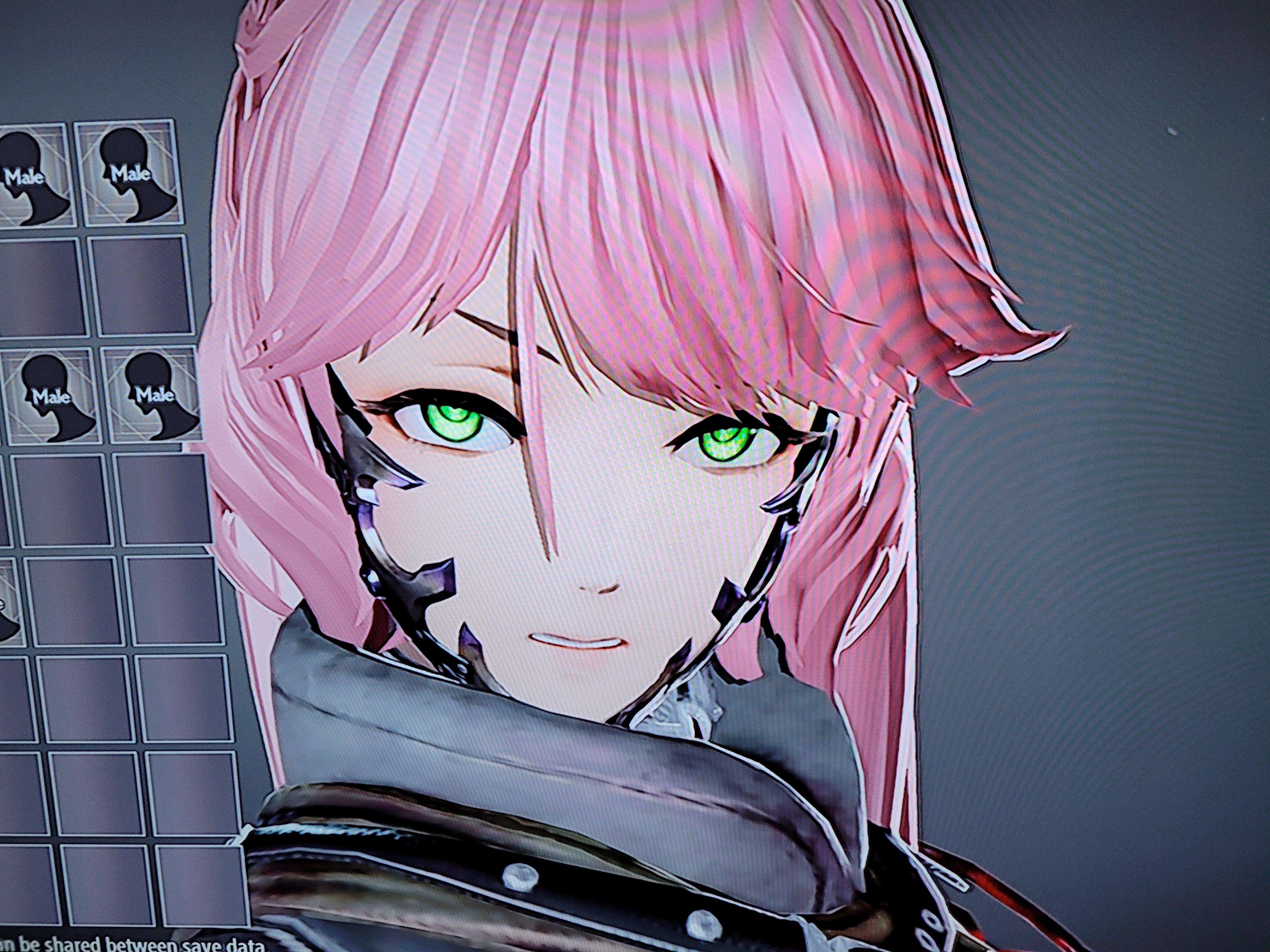 This is how I knew this was the perfect face to use for Flare. That expression. The look of ...