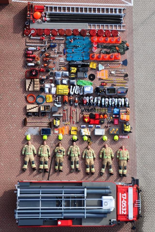 Contents of a Rotterdam based Fire Brigade truck | Scrolller