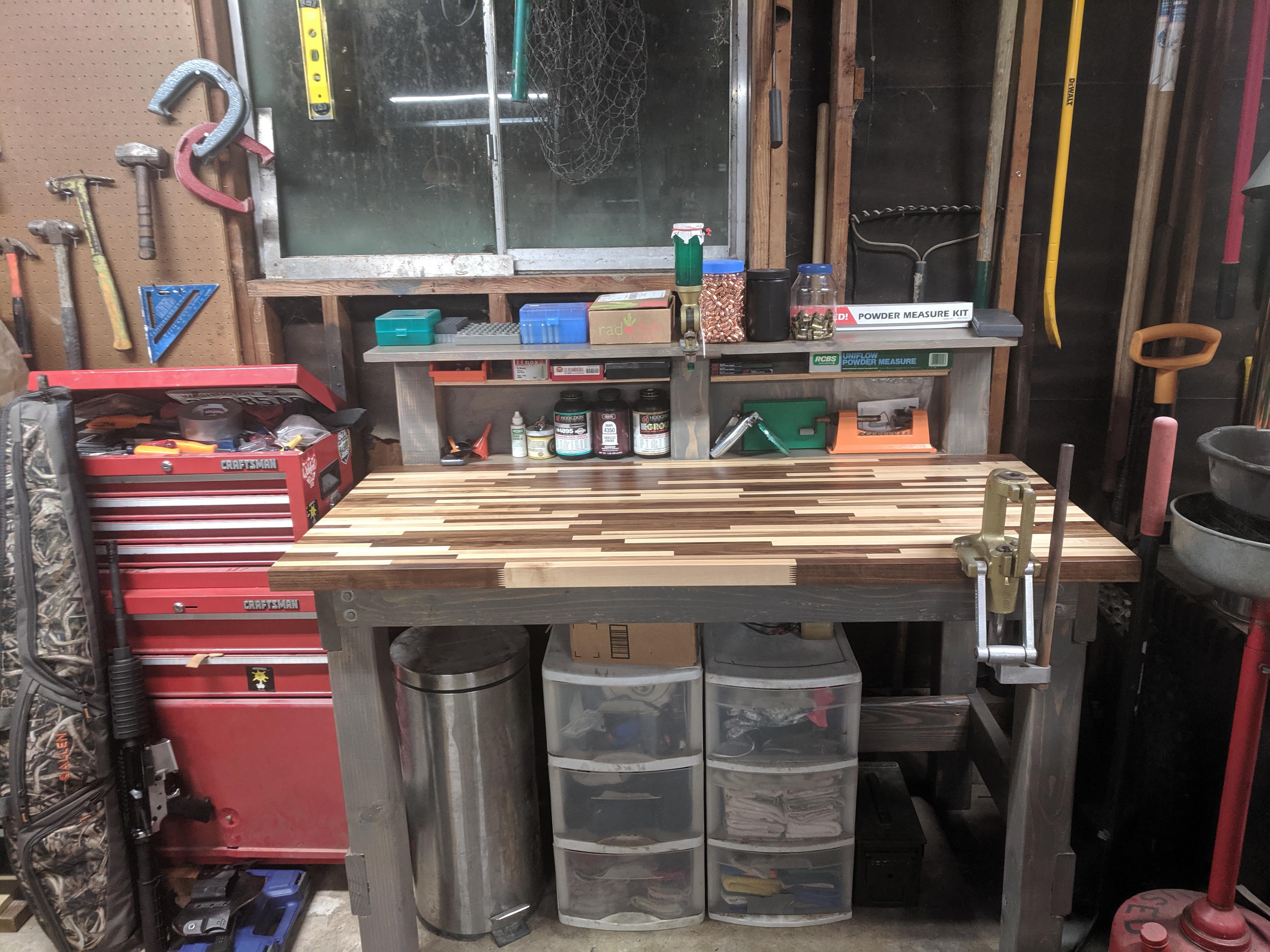 This is my first reloading bench, and I made it. | Scrolller