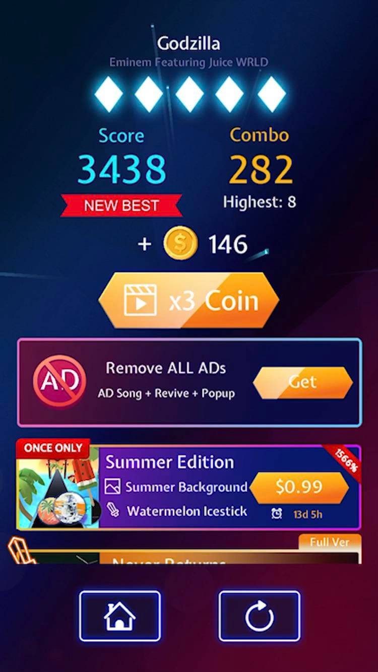 This is my Godzilla score. | Scrolller