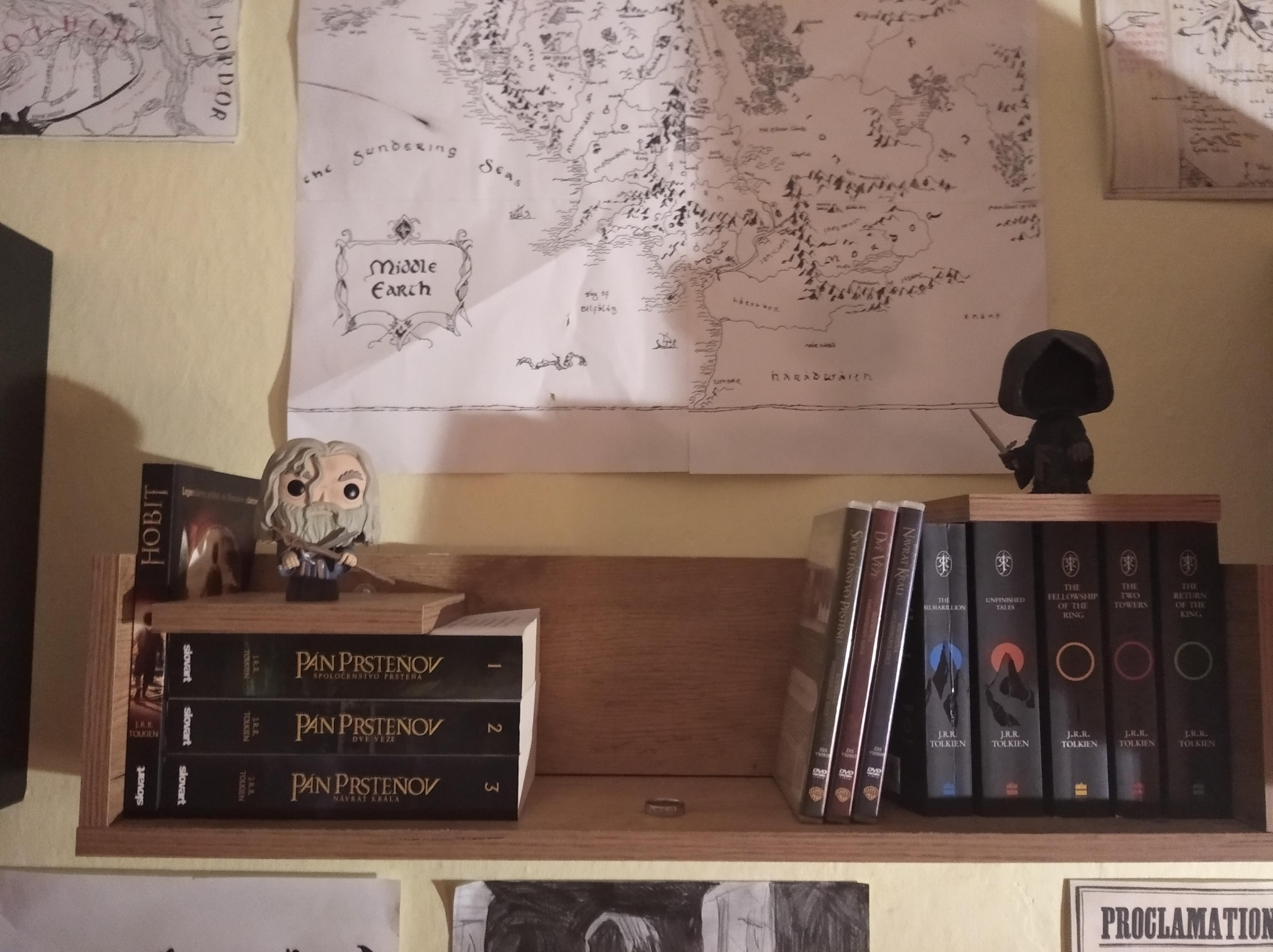 This is my Tolkien collection.It's not that big im missing great tales of Middle Earth and a dew ...