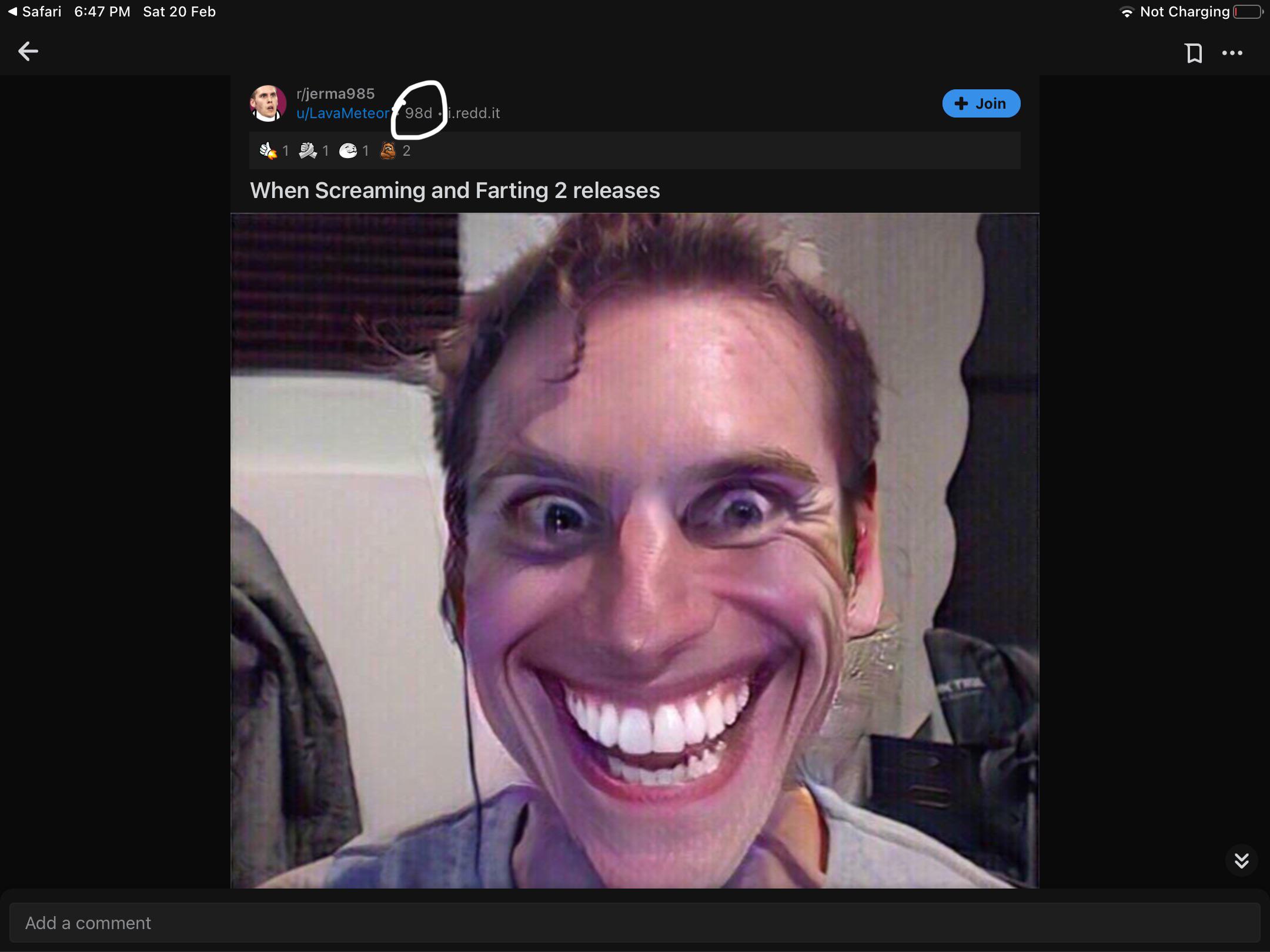 This is the guy who made the sus meme.... | Scrolller