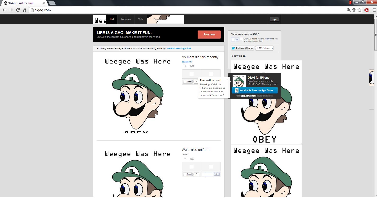This is what I did to 9gag. | Scrolller