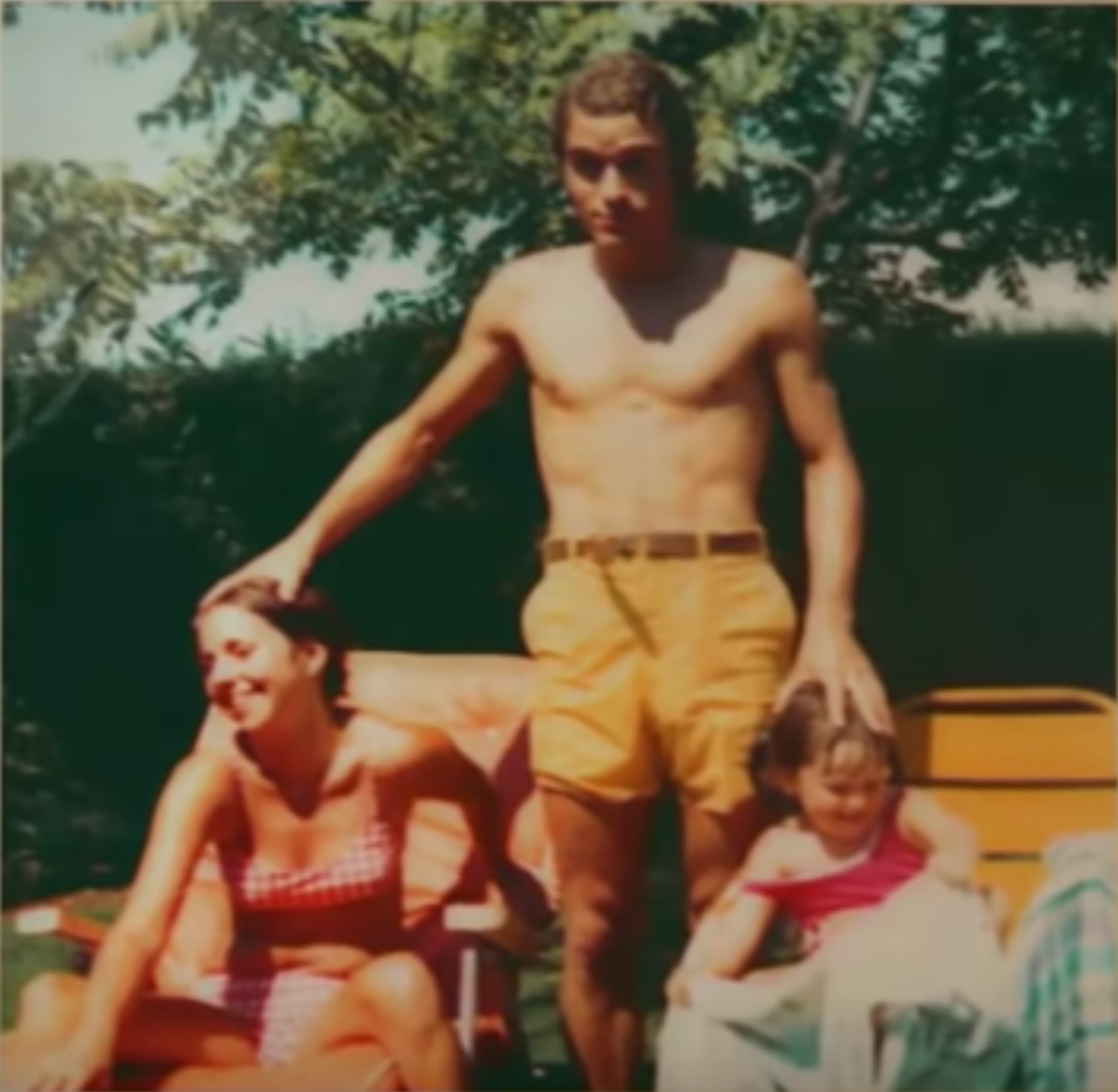 This picture of Ted Bundy featured in an ABC News segment. He looks ...