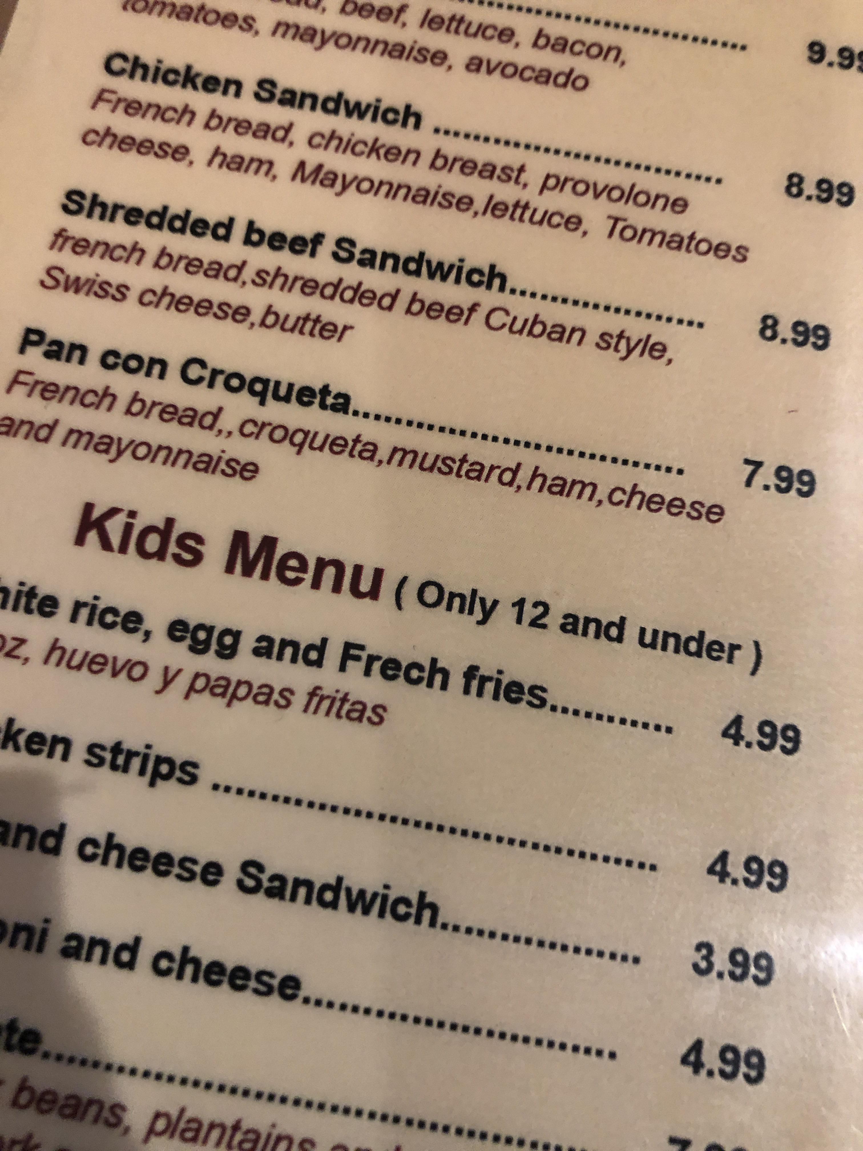 This restaurant menu | Scrolller