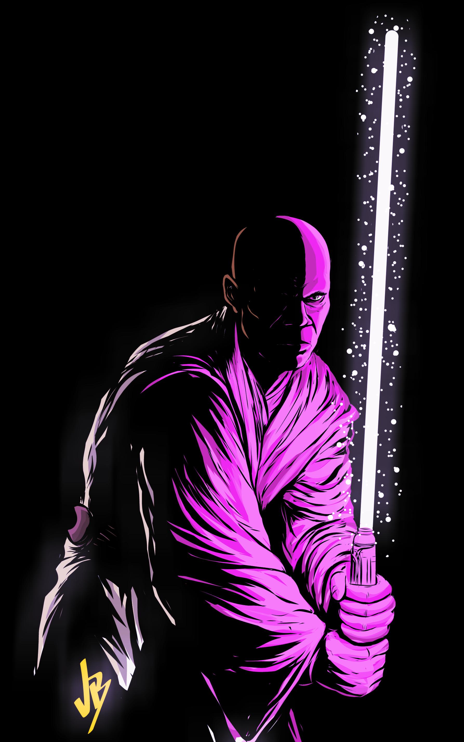 This time I drew Mace Windu. | Scrolller