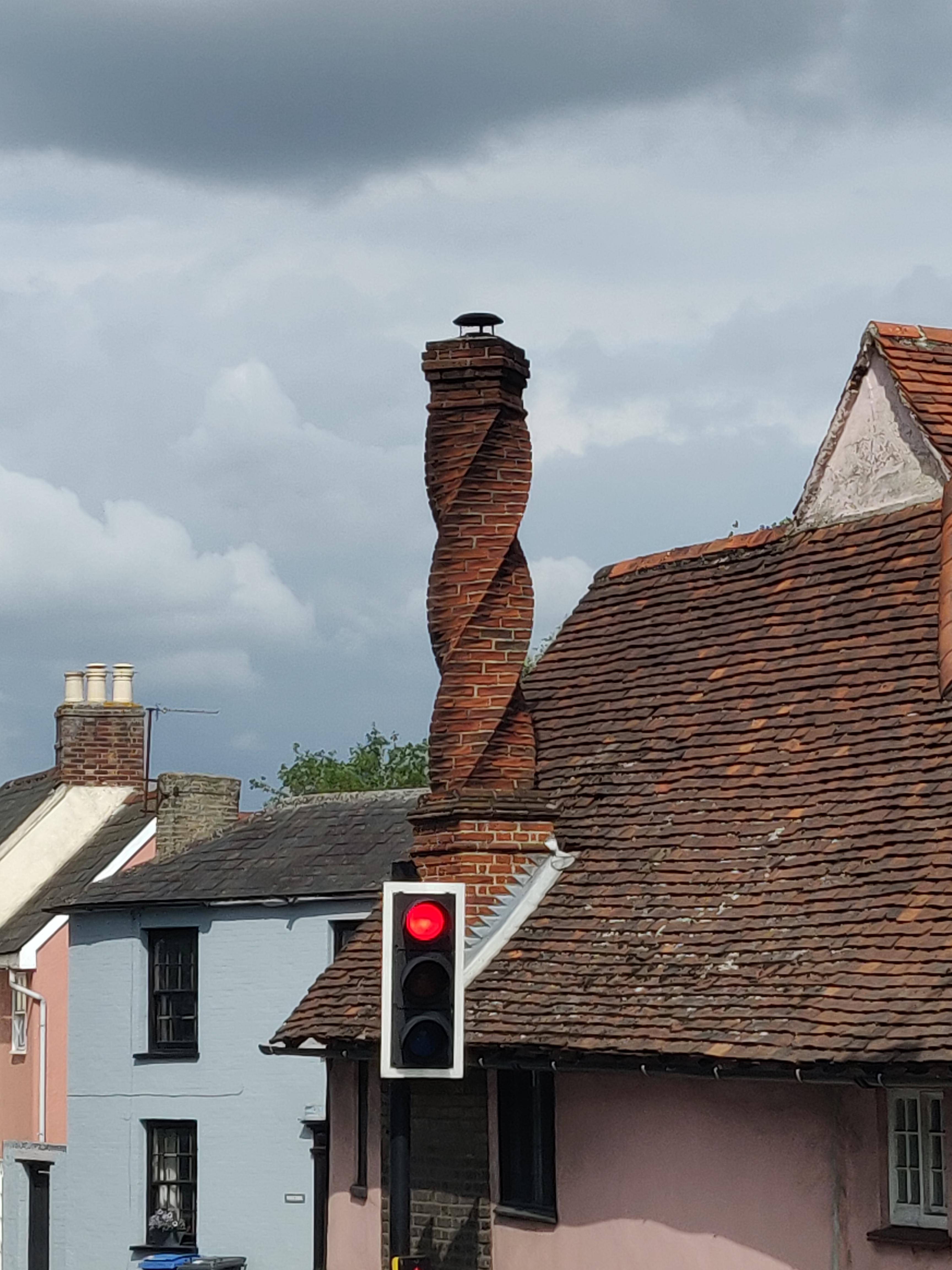 This twisting chimney | Scrolller