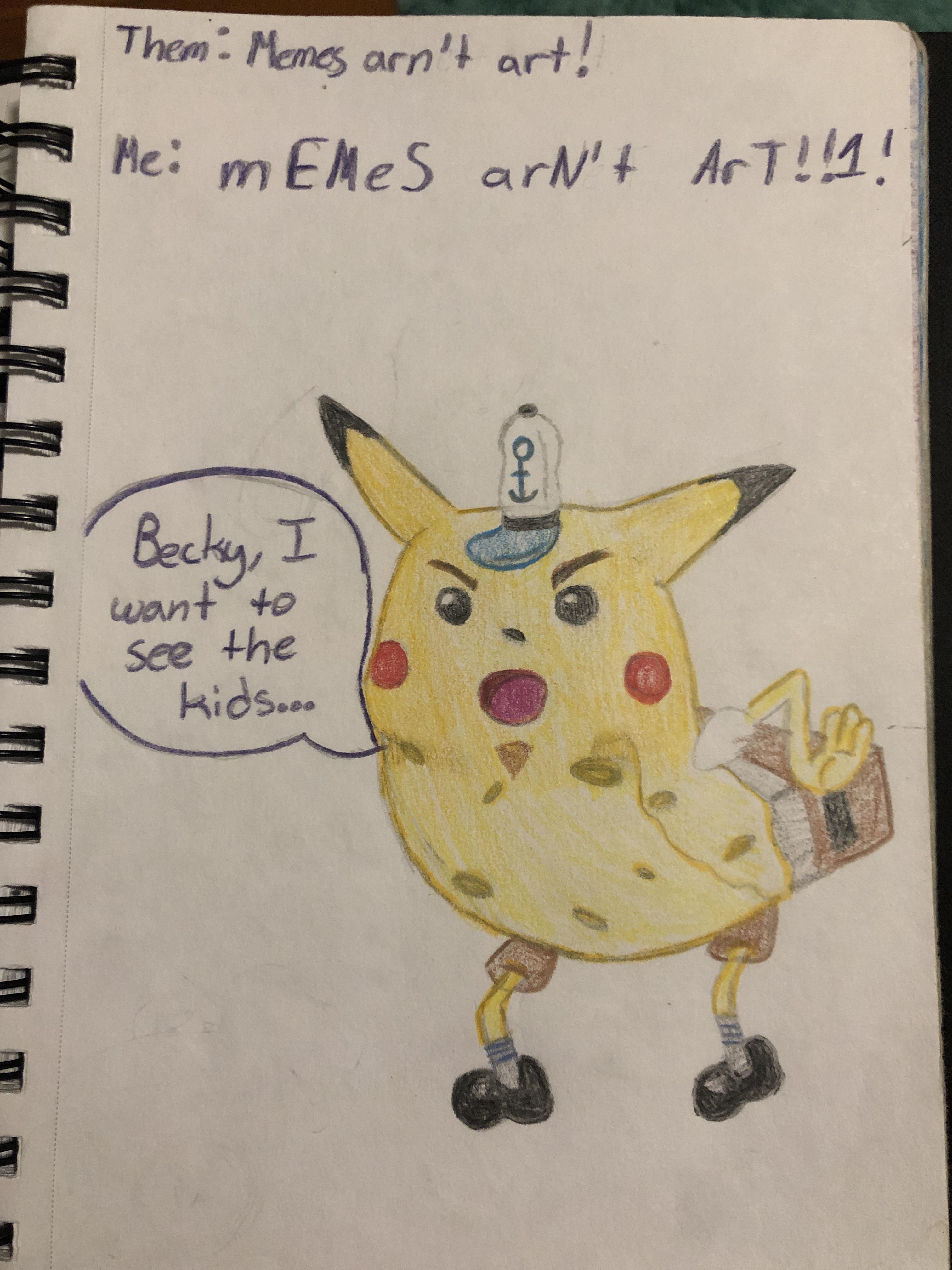 This was a un ironic art meme I made back in 2018 and it definitely hasn't aged well :/ | Scrolller