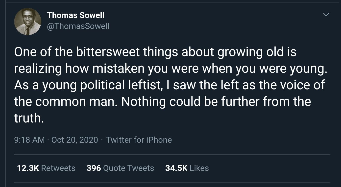 Thomas Sowell on the left | Scrolller