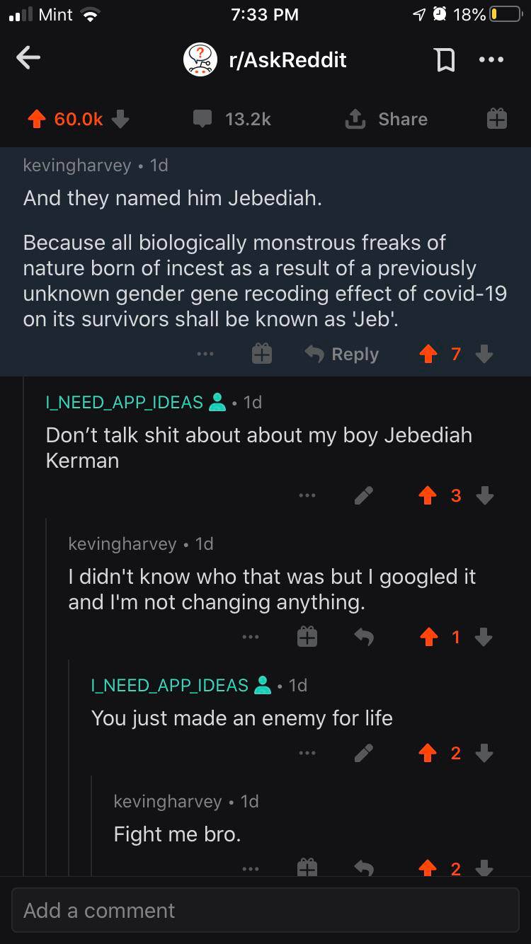 Those are some big fighting words | Scrolller