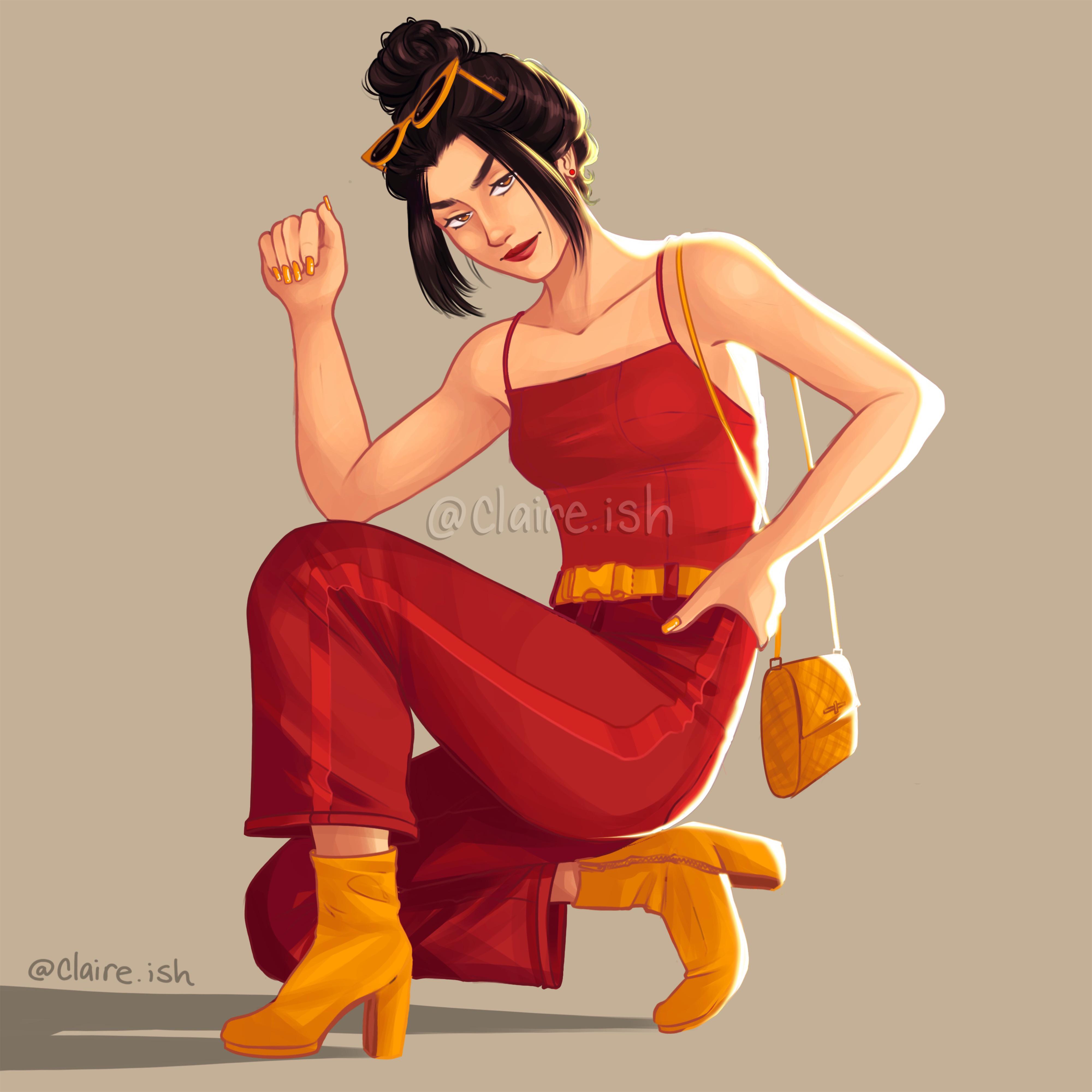Thought I’d share my modern Azula fanart here too for all the Azula fans :) What outfits should ...