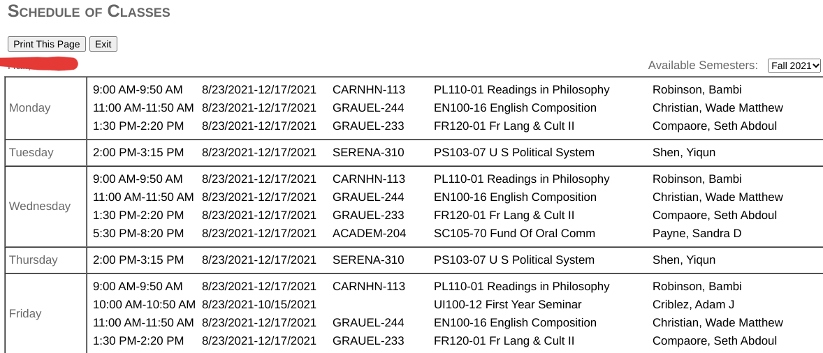 Thoughts on my schedule? Incoming freshman and worried about ...