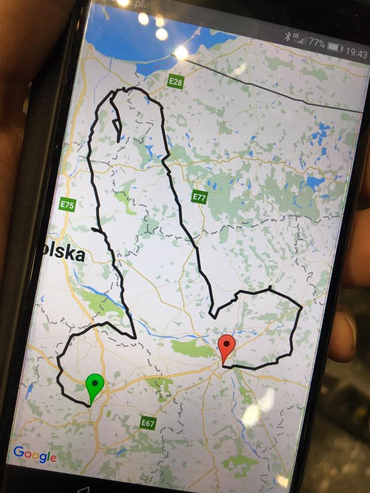 Three Polish guys drew the largest GPS dick in the world. Seven days, 1057km. | Scrolller