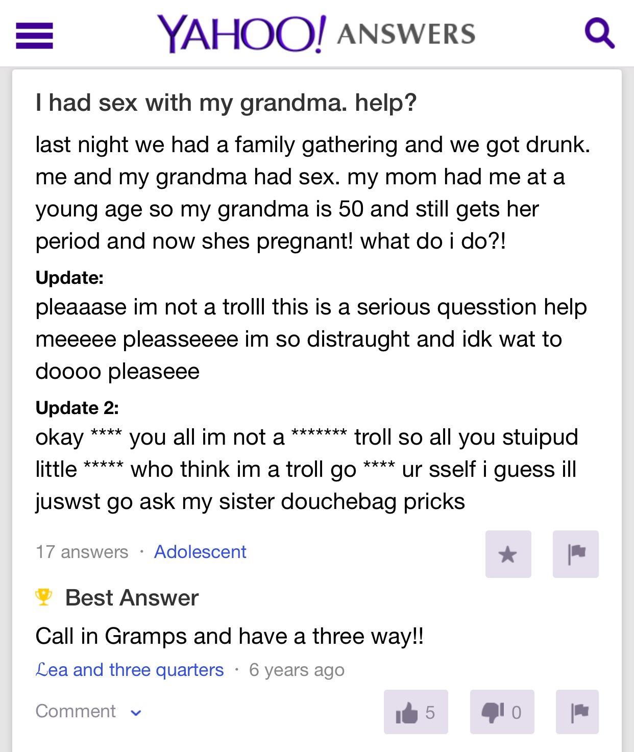 Threeways never get old, do they?... | Scrolller