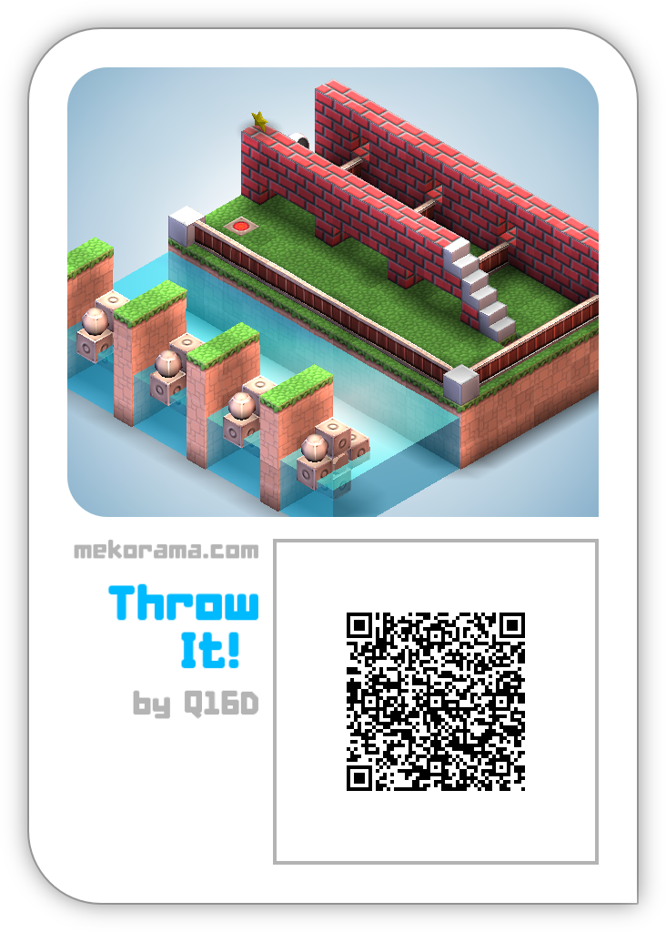 Throw It! The level is easy but you need right strength to get balls into the holes (non double ...