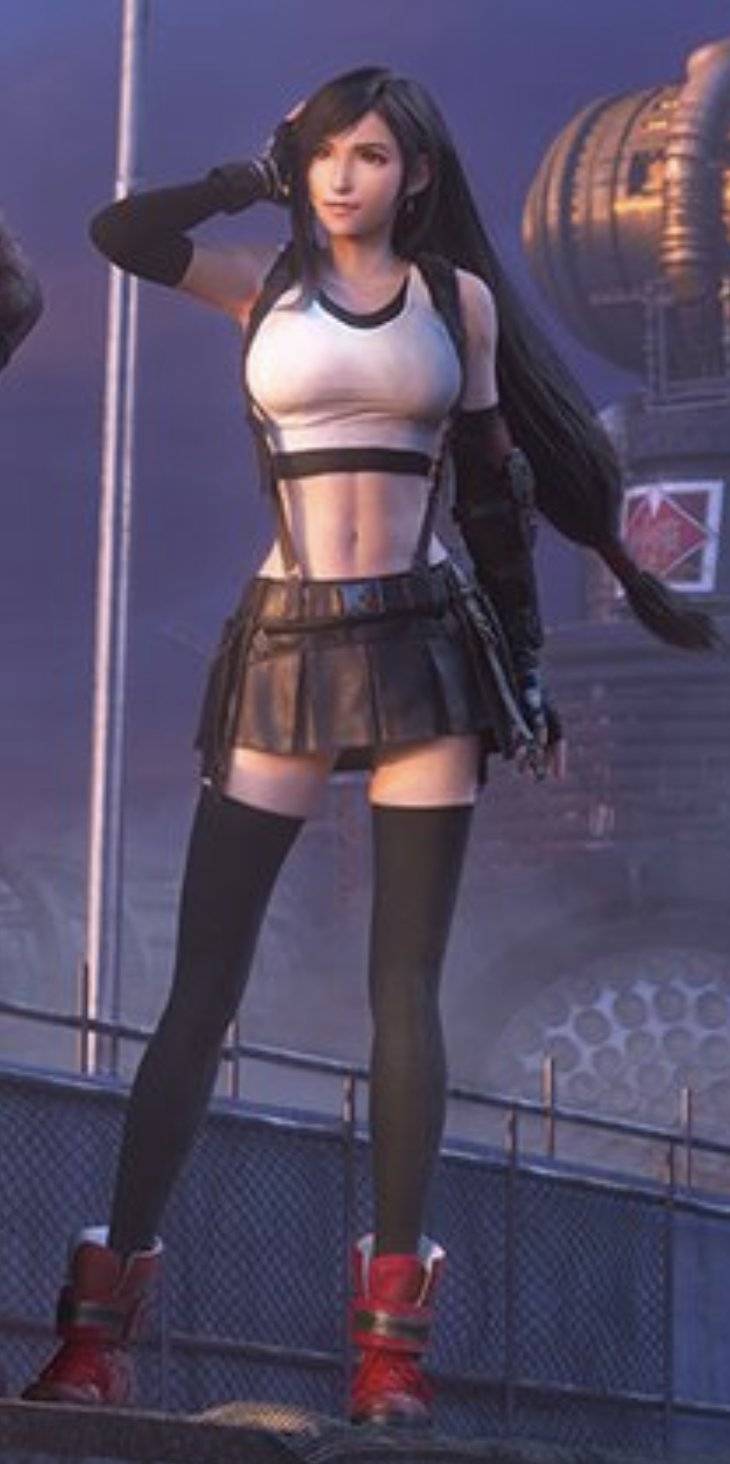 Tifa in a new picture of Final Fantasy 7 Remake. | Scrolller