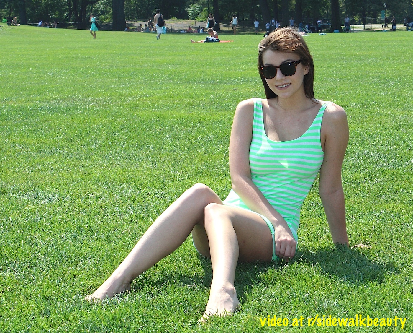 Tight Dress in the Sheep's Meadow, Central Park NYC | Scrolller