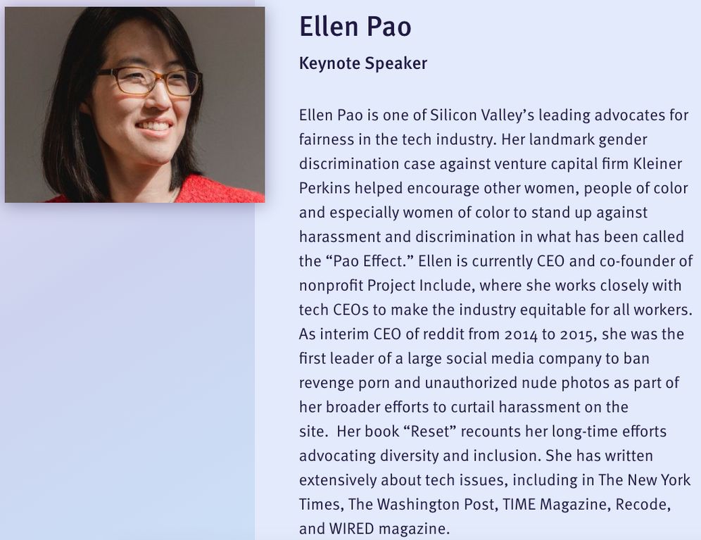 TIL Ellen Pao banned involuntary pornography on Reddit | Scrolller