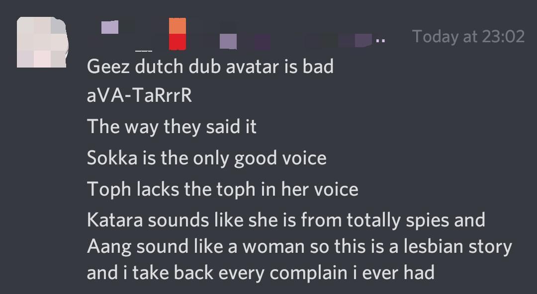 Time to rewatch avatar the last airbender in dutch | Scrolller