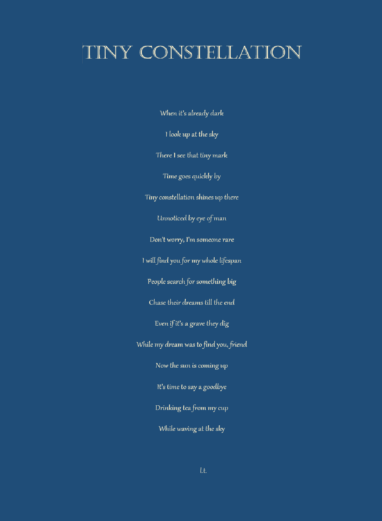 Tiny Constellation | Scrolller