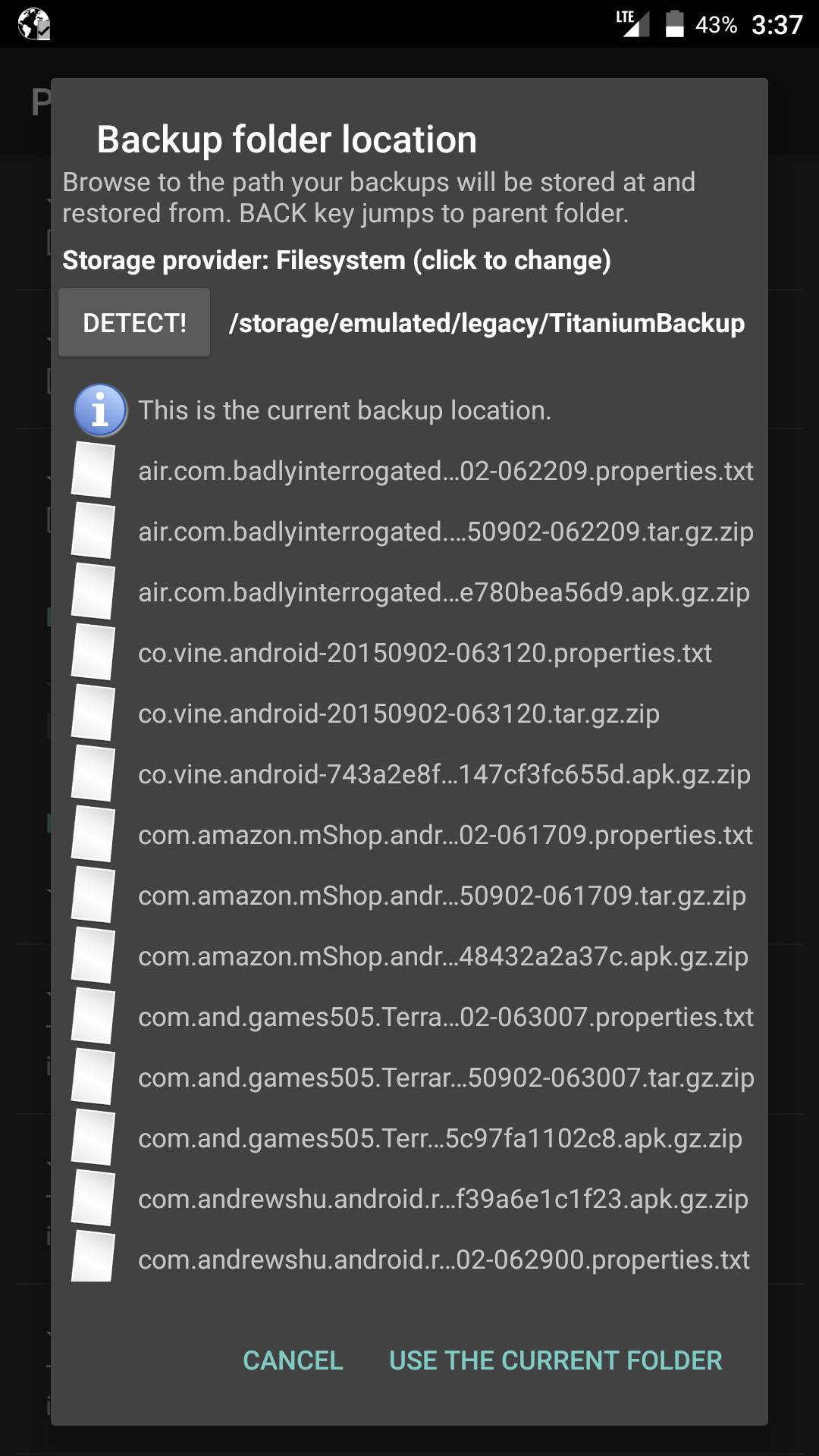 Titanium backup not recognizing backups | Scrolller