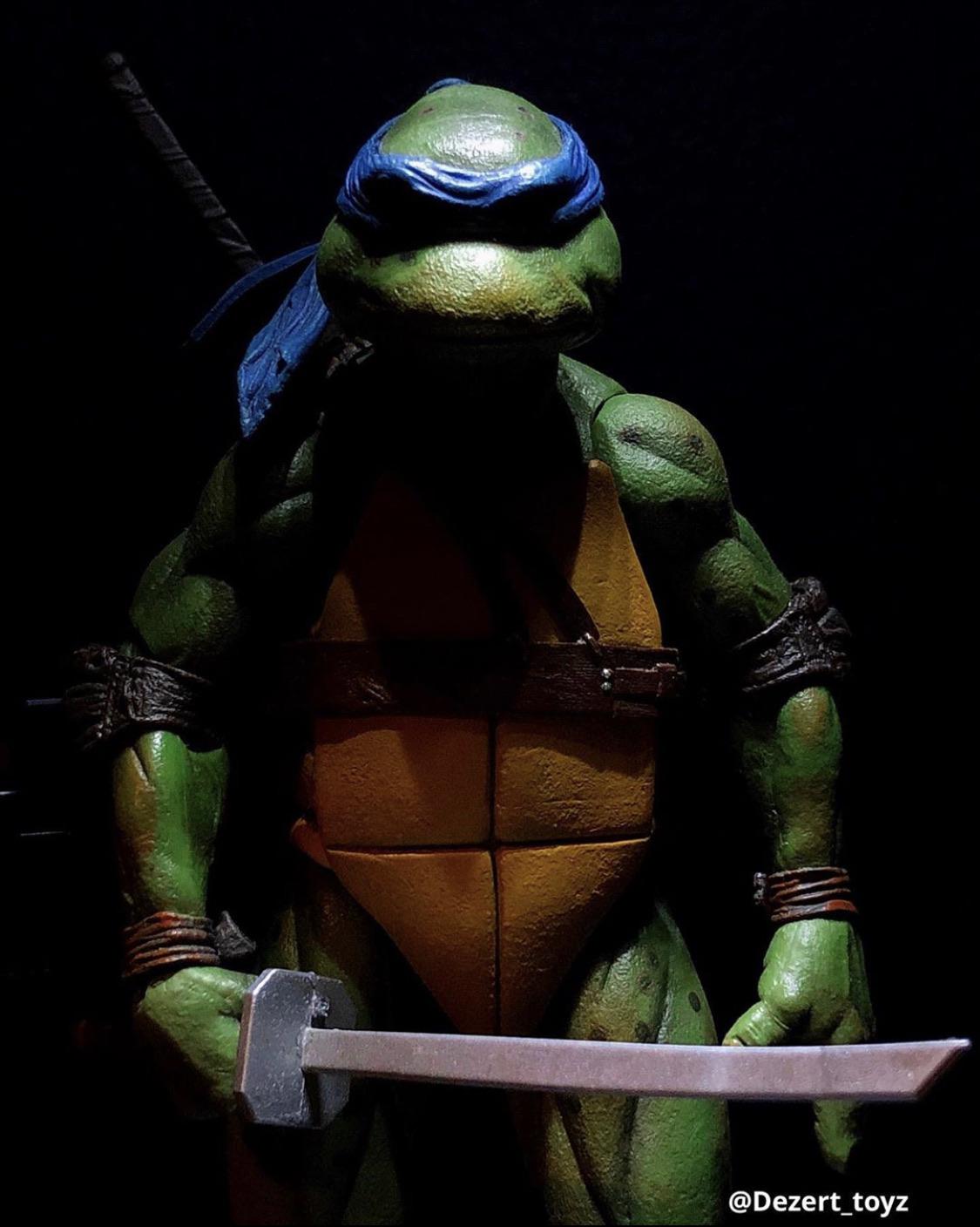 TMNT Neca Leonardo figure photo taken by me | Scrolller