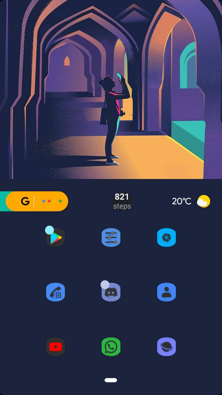 Todays Setup Widget from Cheesecake KWGT and icon pack is Blackcylinder by DrumDestroyer themes ...