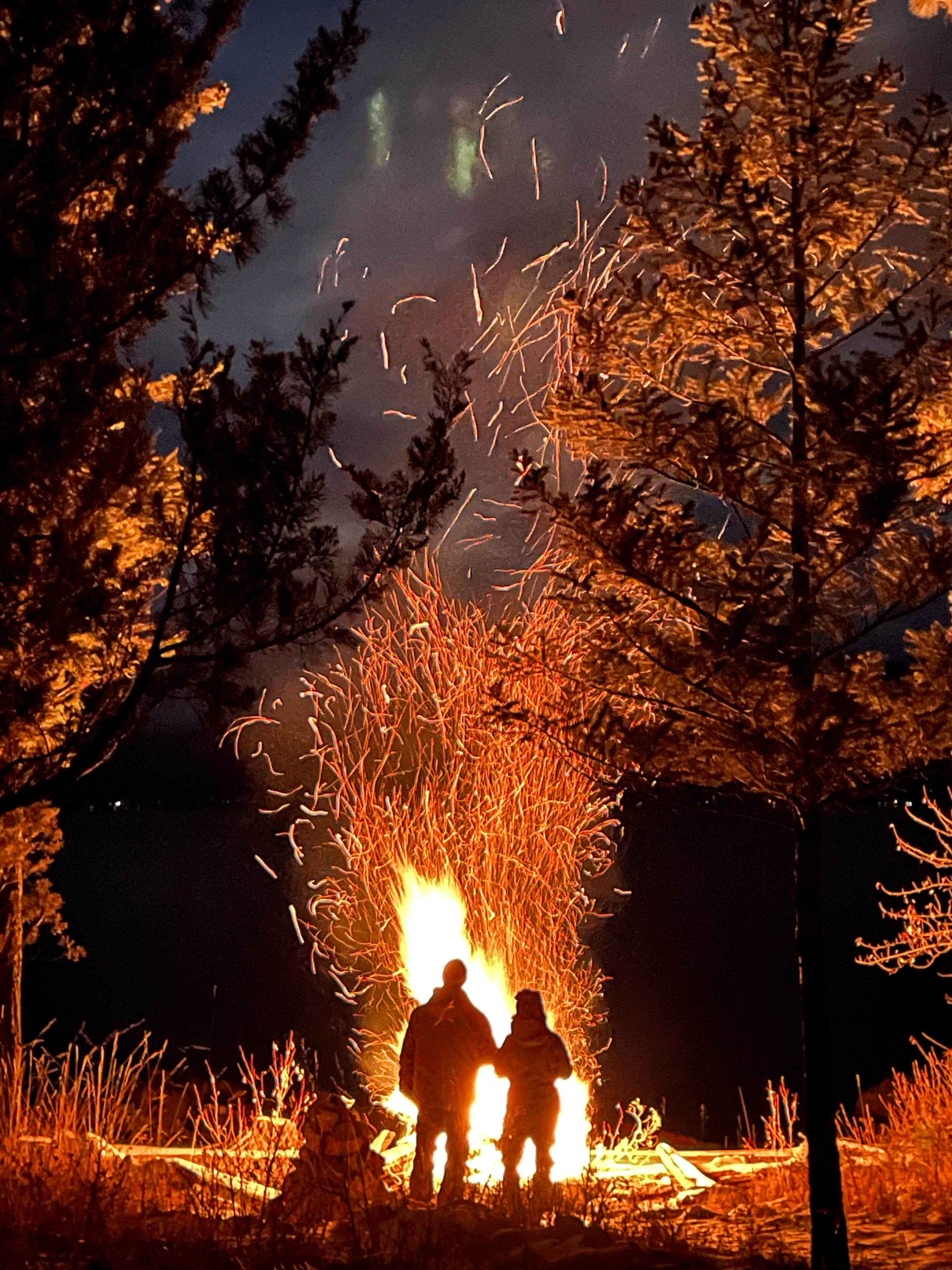 Together at the bonfire | Scrolller