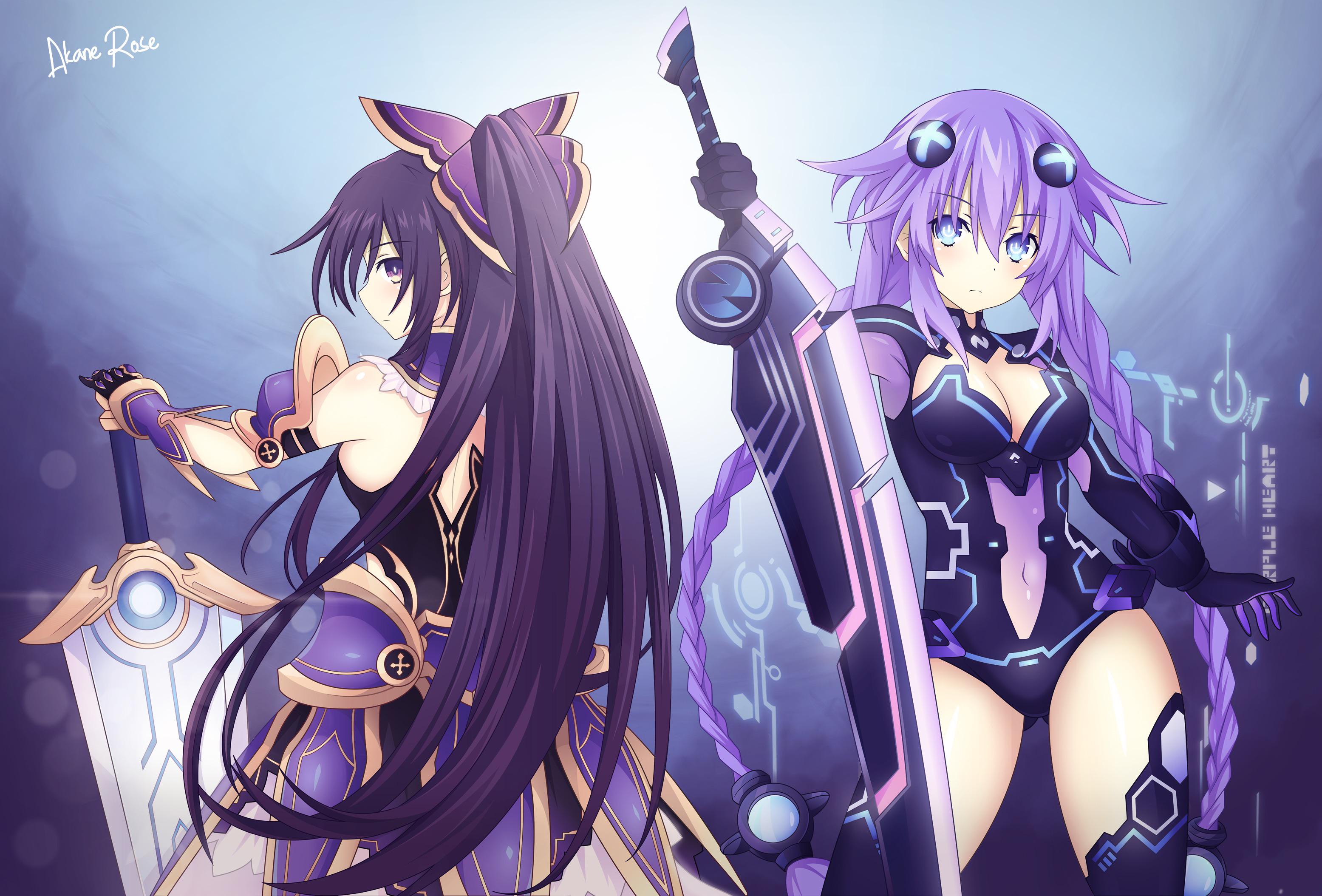 Tohka and Nep. | Scrolller