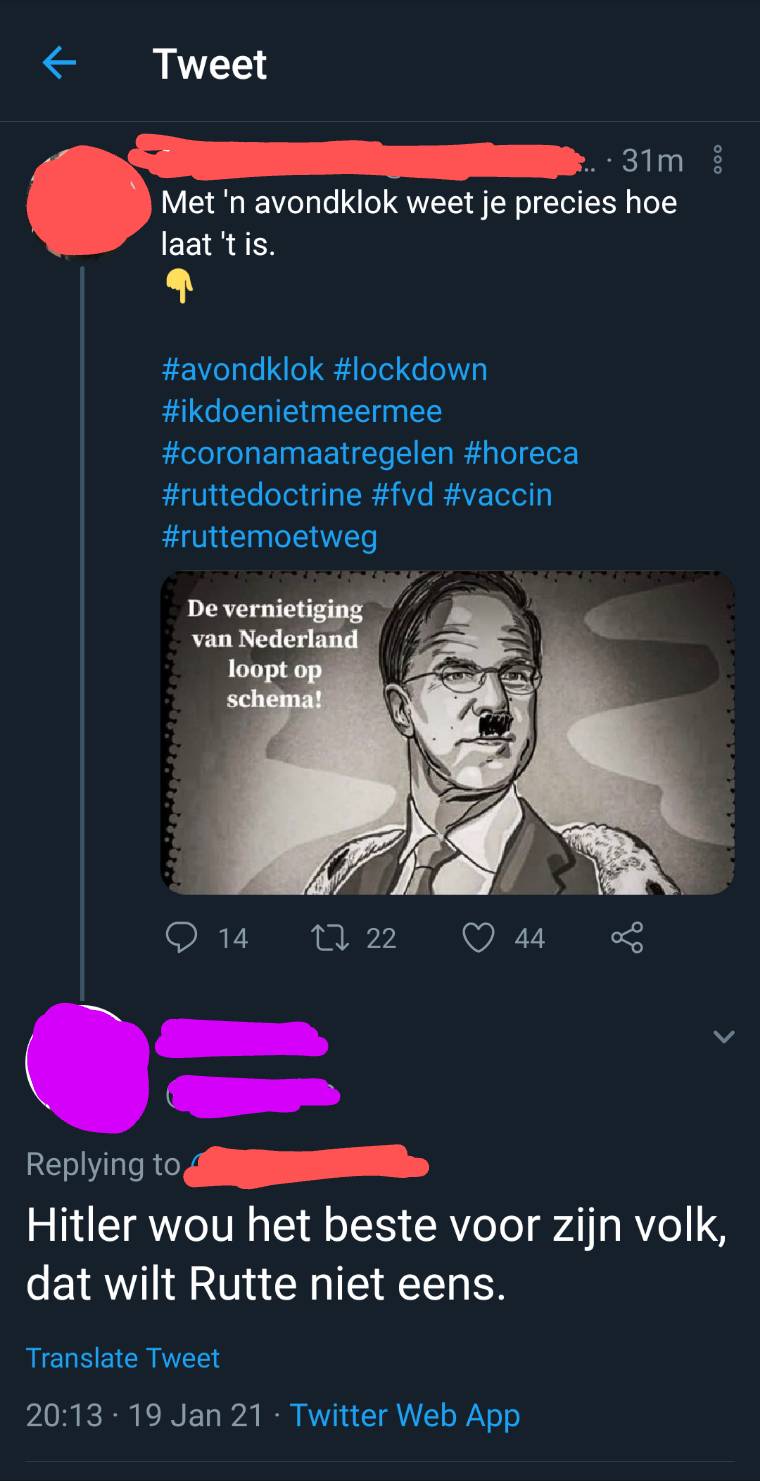 Tokkie bespreekt Rutte en Hitler | Scrolller