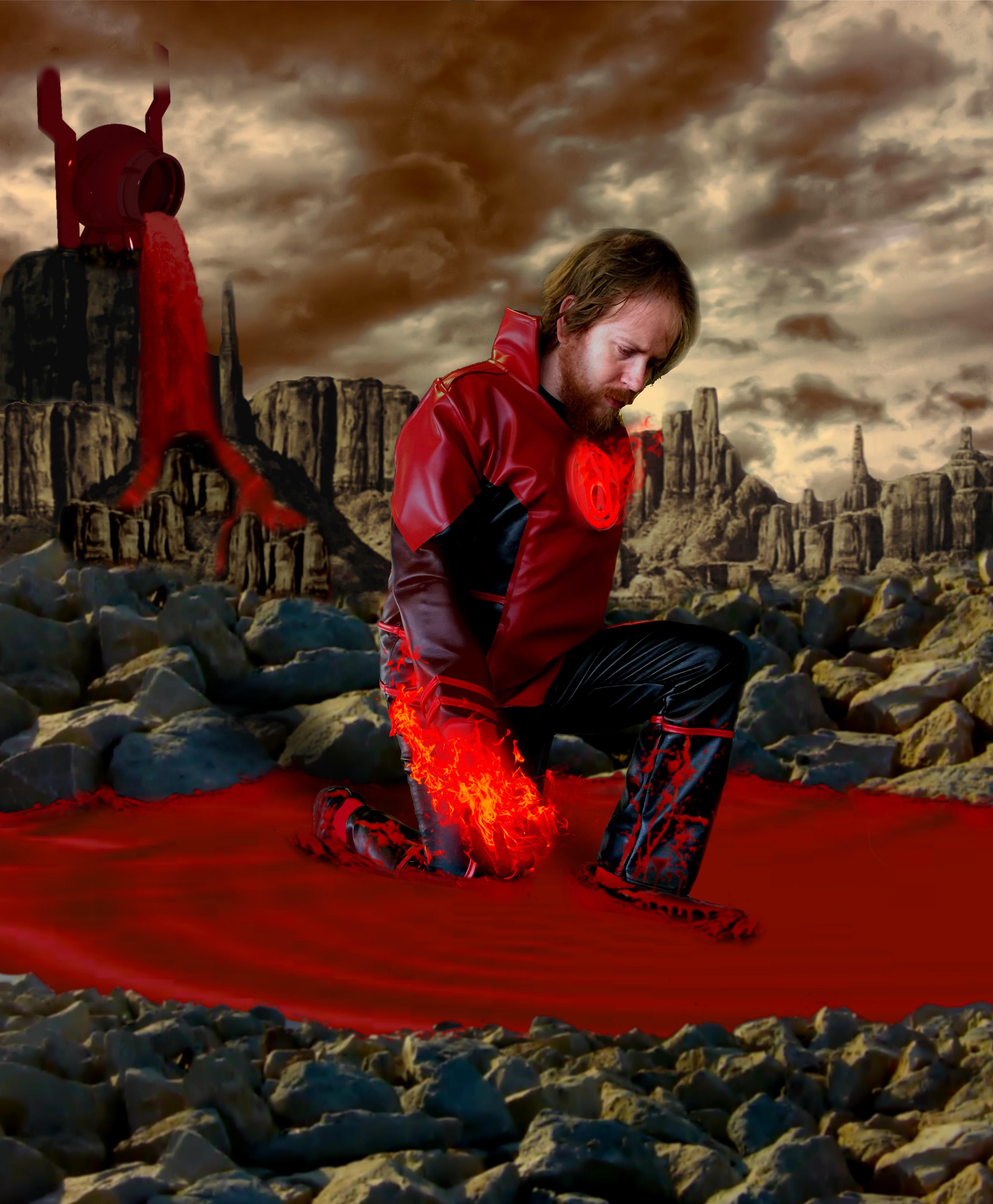 Tomorrow is Monday?! Time to RAGE!! (Guy Gardner cosplay and image editing by me!) | Scrolller