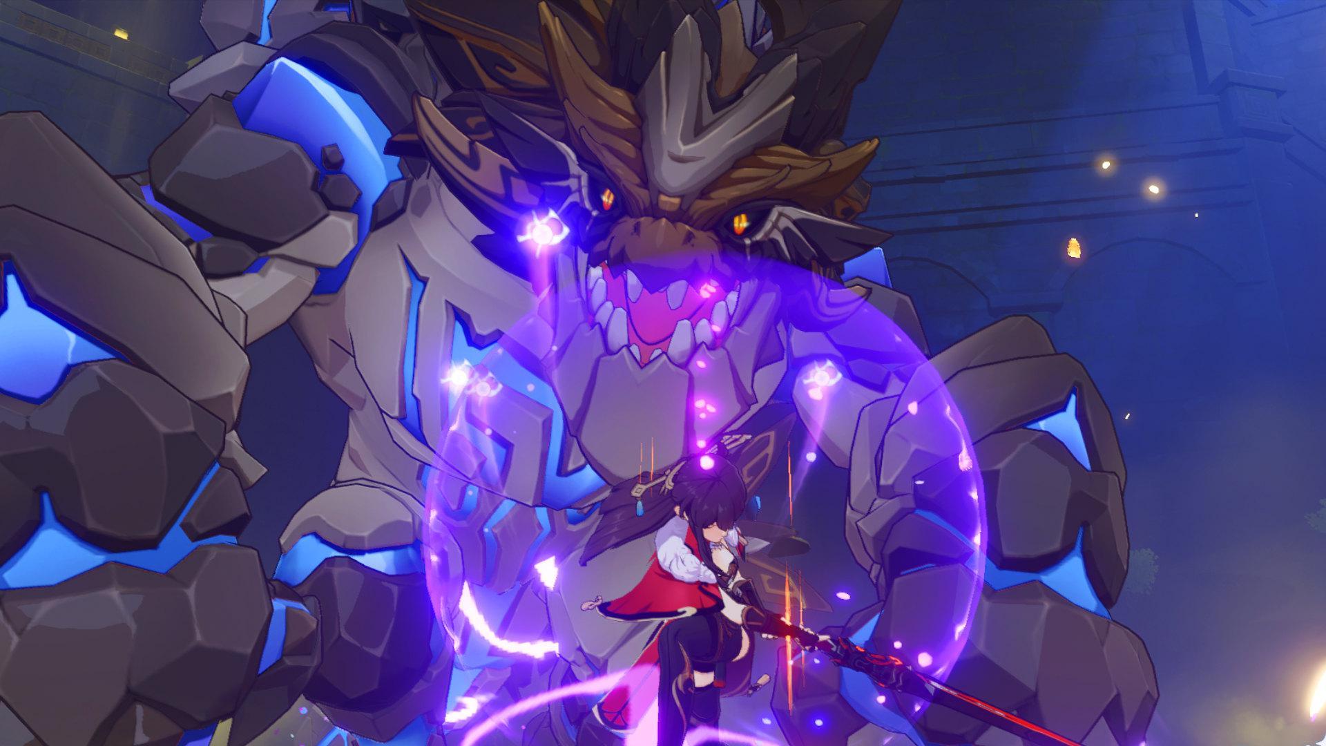 Took a pic while fighting the NEW Boss ( Primo Geovishap) | Scrolller