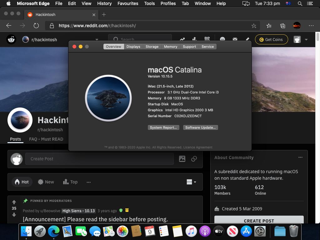 Took me 4 days, but got my first ever hackintosh running | Scrolller