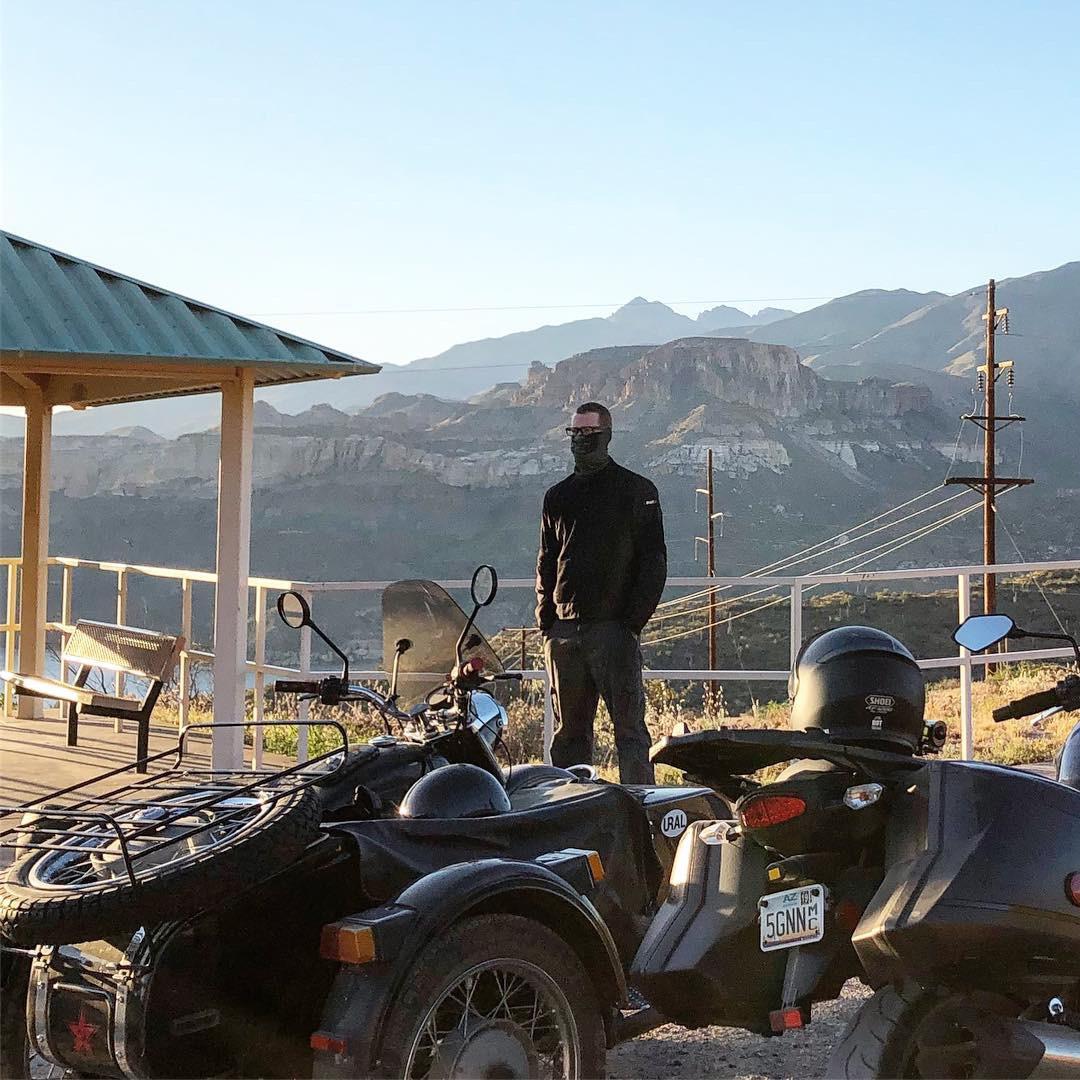 Took Olga, my 2003 Ural Patrol out to Apache Trail, AZ | Scrolller