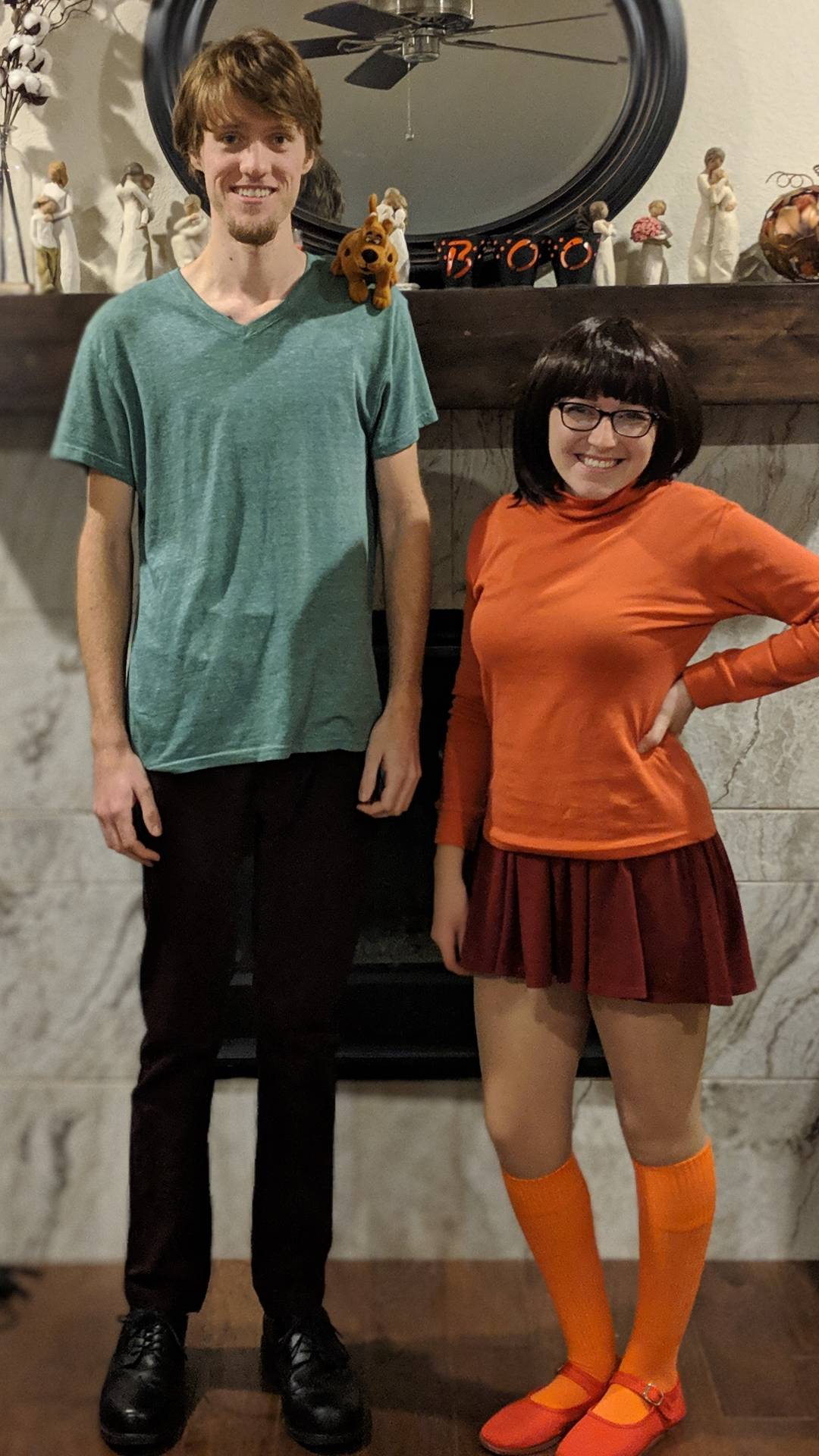 Took us almost 5 years to think of the perfect couples costume. 6'3 ...