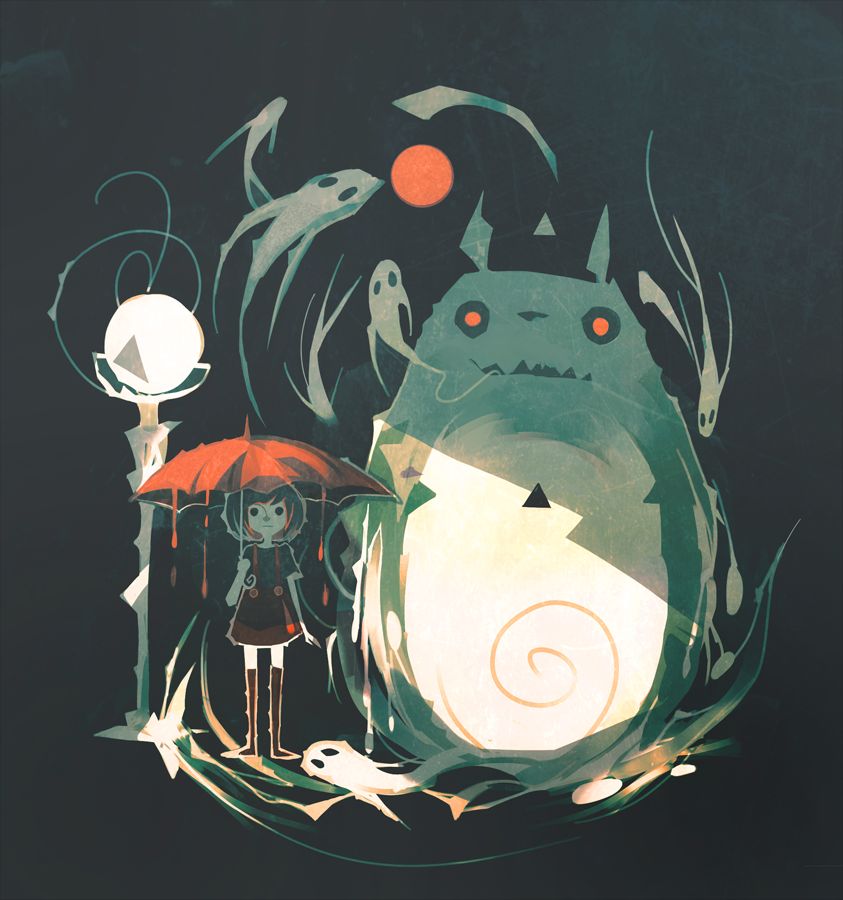 Totoro Terror by Nano Mortis | Scrolller