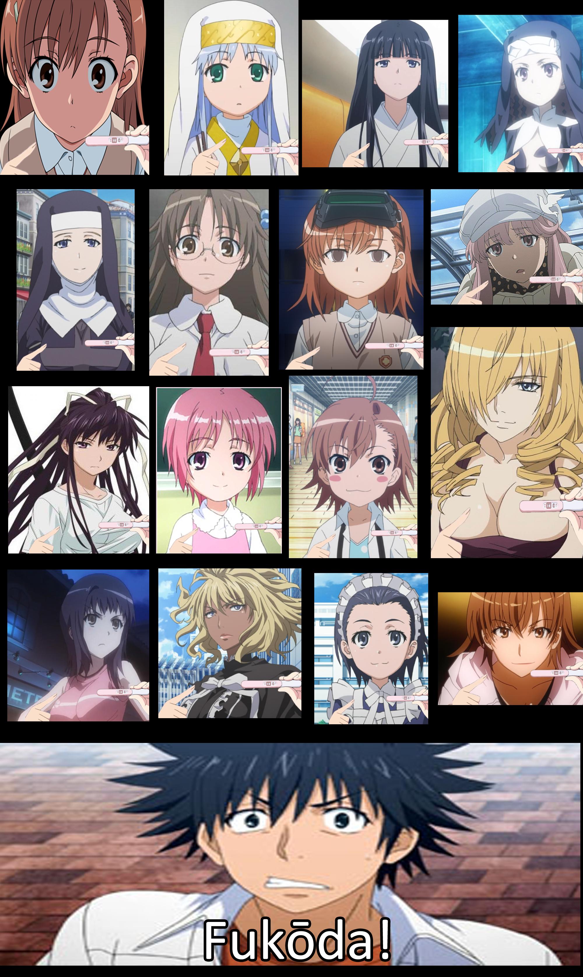 Touma's pregnancy meme update. | Scrolller